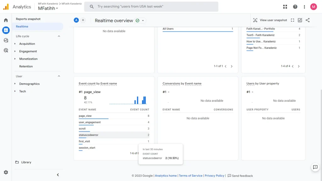 How to Track HTTP Error Codes Using Google Tag Manager?